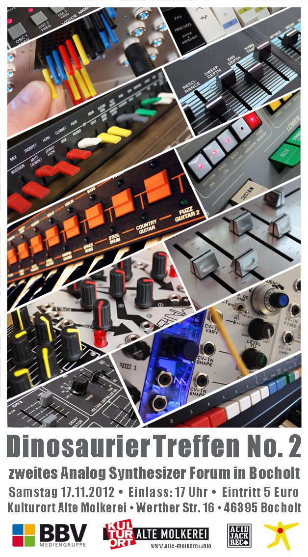 Dinosaurier Treffen, Synthesizer @ Kulturort Alte Molkerei, Bocholt ...