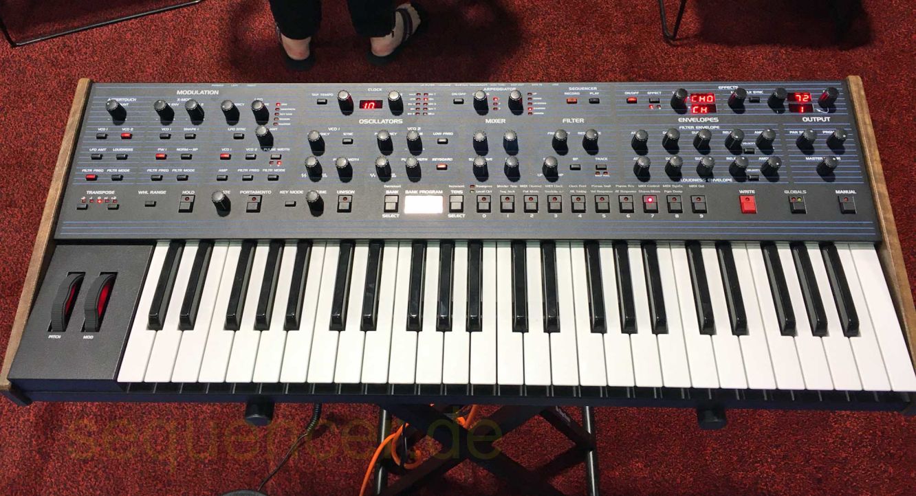 Dave Smith - it's an Oberheim - the OB6 - the OberDave 6! Polysynth ...