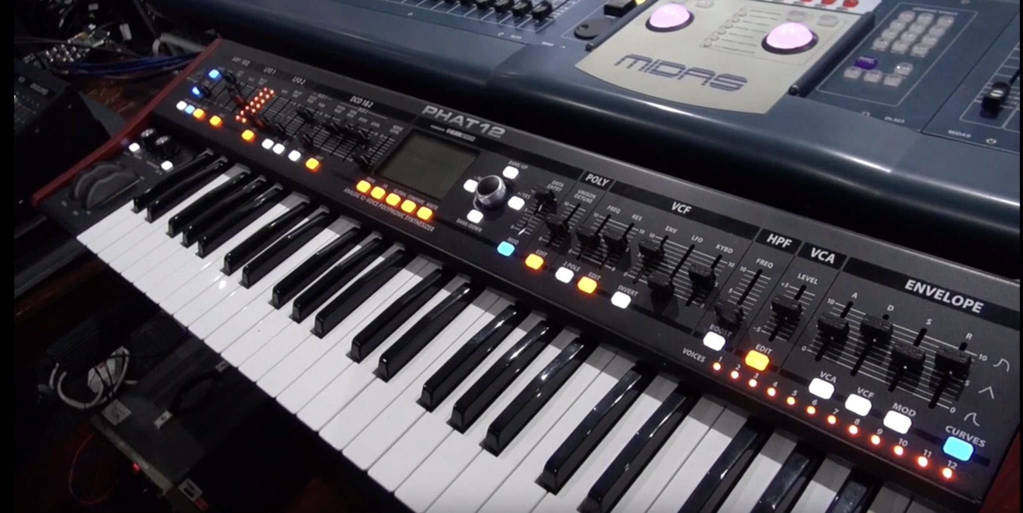 Polyphonic Behringer Analog Synthesizer - Deepmind 12 - 7 videos - Sequencer Archiv Synthesizer ...