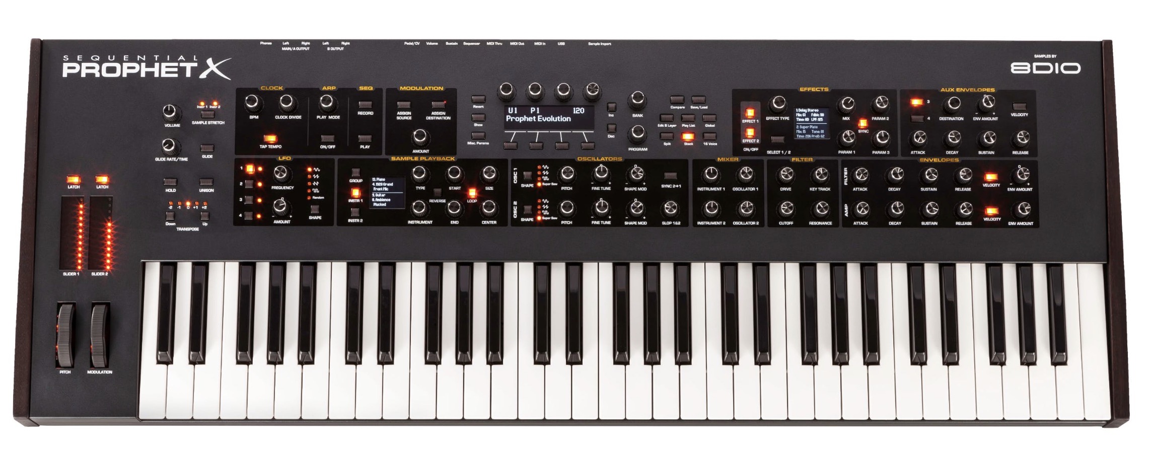 Sequential Circuits Prophet X - Sampler (Synthesizer). - Sequencer Archiv Synthesizer, Sequencer ...