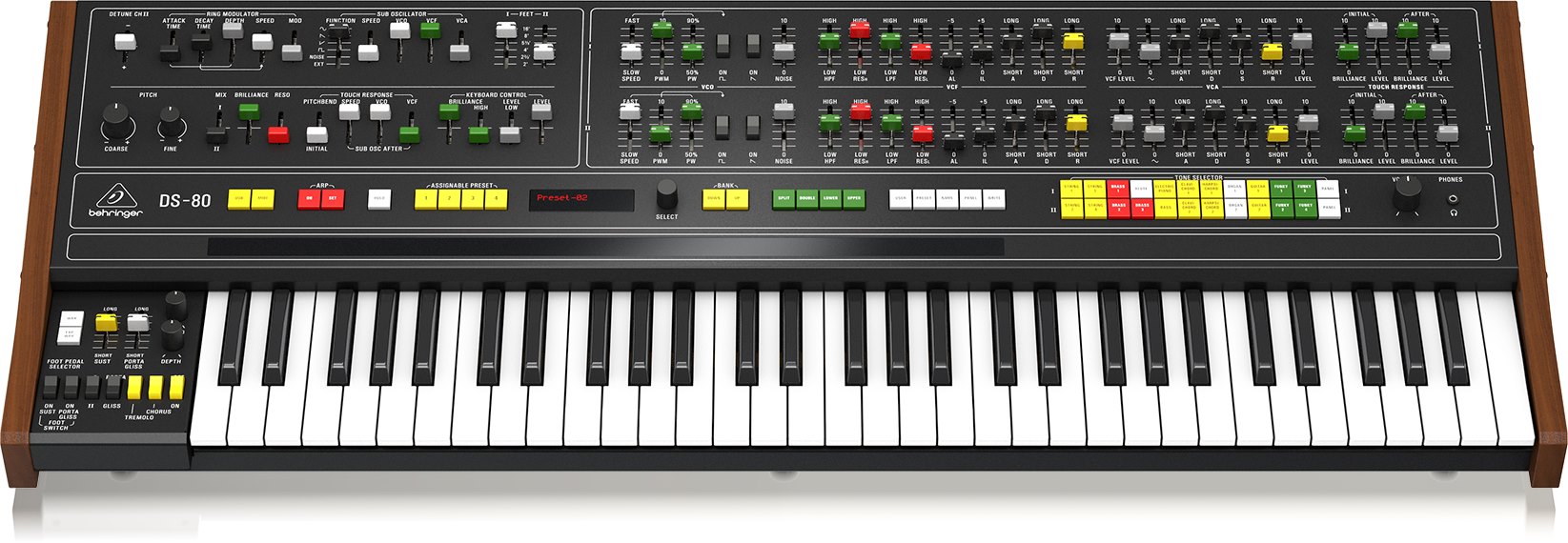 Behringer zeigt CS80 Clone "DS80" mit flachem Design - Version 2 ...