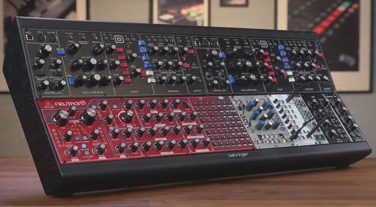 Behringer Synthesizer Status: LmDrum + RD8 Mk2 Drummachine + Brains ...