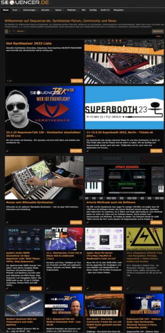 Sequencer-Blog & Synthesizer & Musik News - sequencer.de
